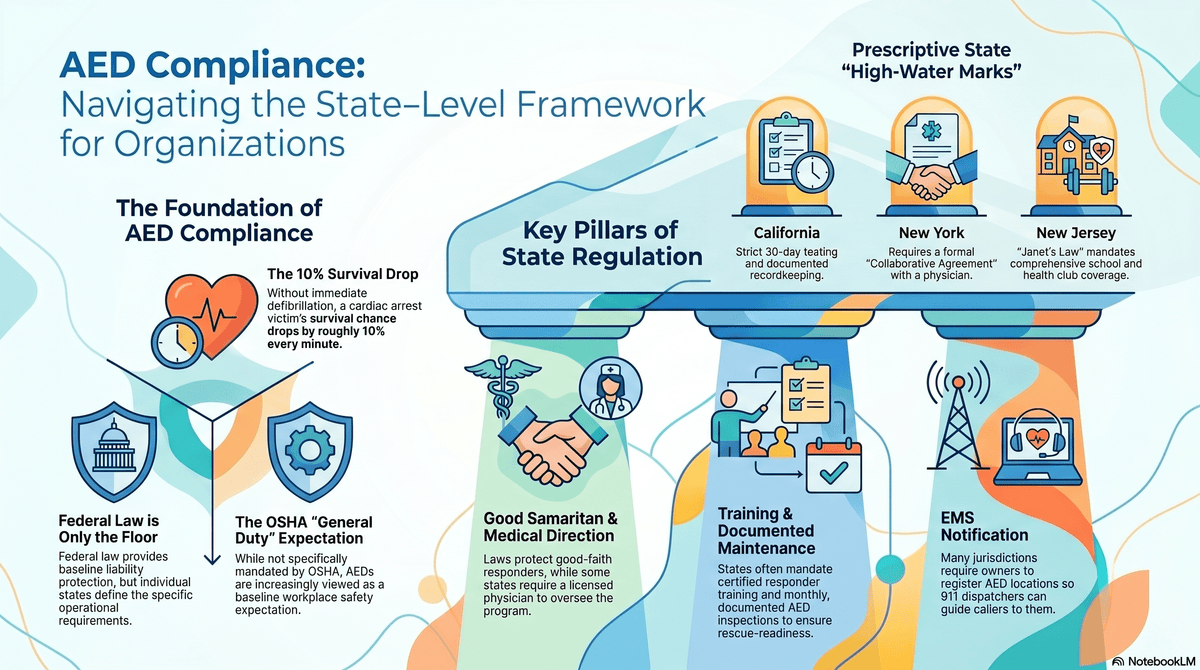 School AED Compliance Laws: 2026 Regulations Guide – AED Professionals