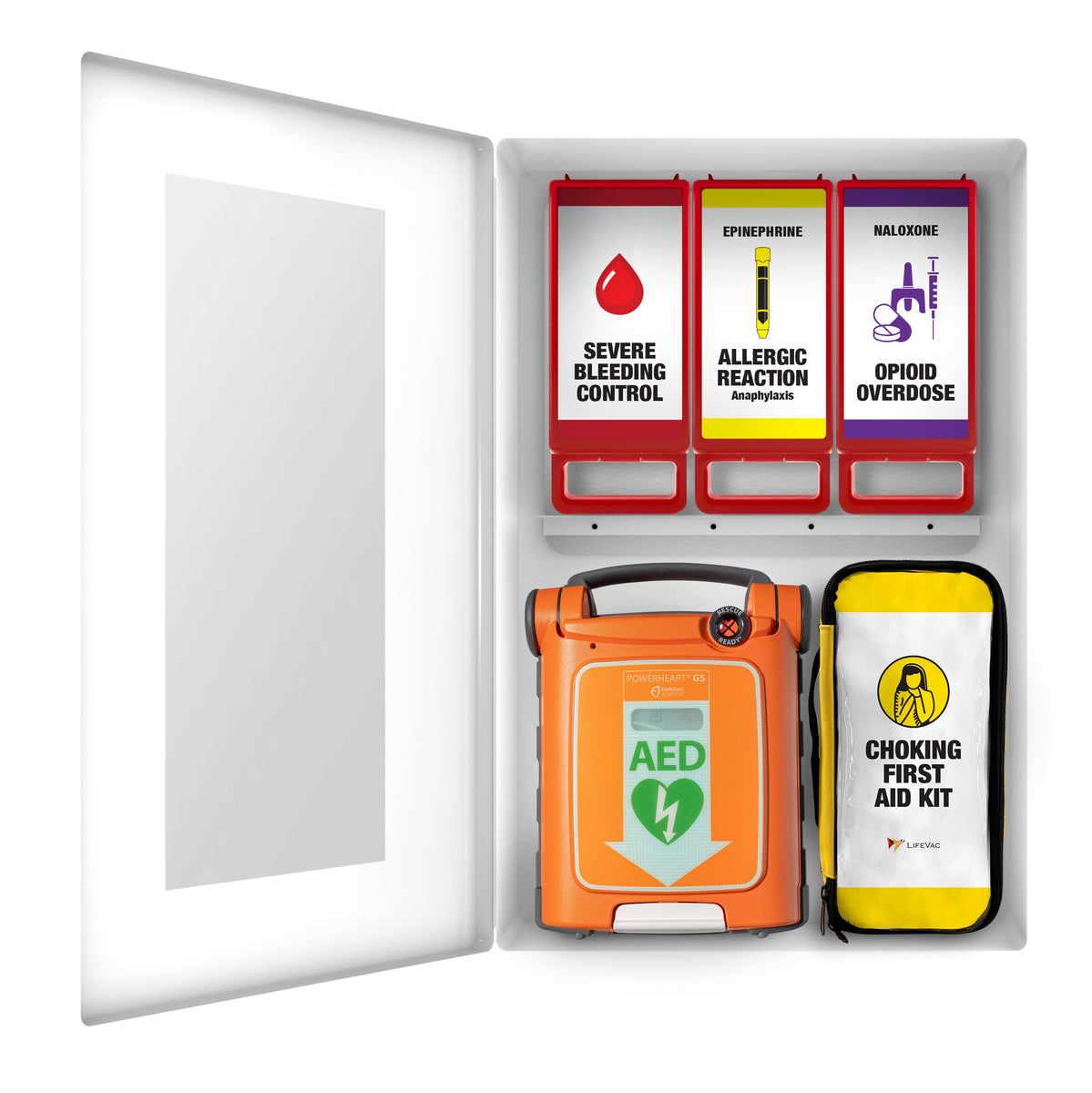LiveSafer XL - Modular Public First Aid Cabinet – AED Professionals