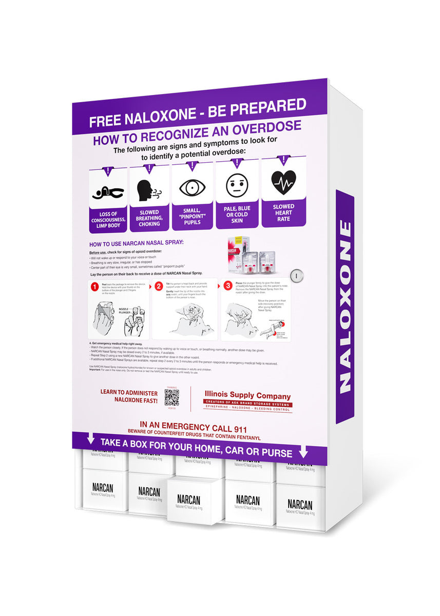 Naloxone Distribution Vending Machine – AED Professionals