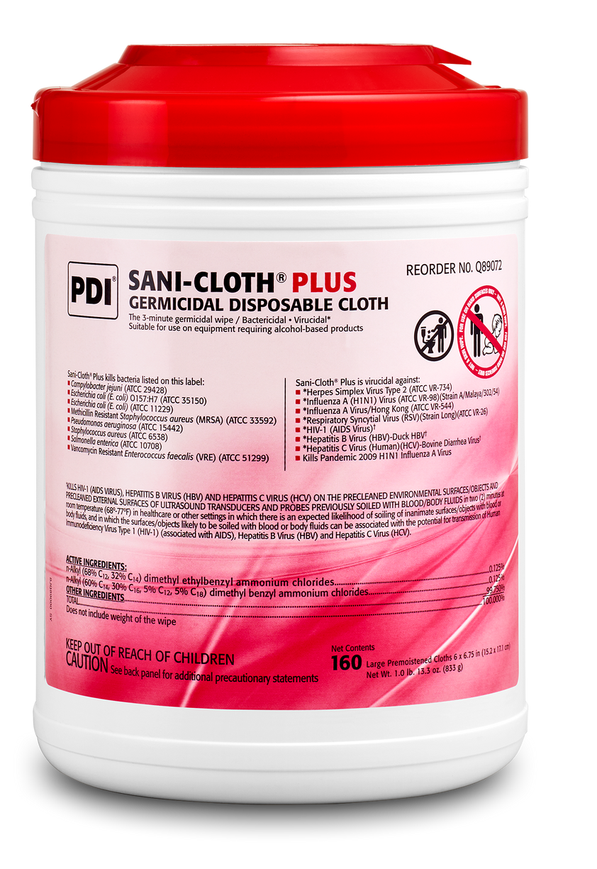 PDI Sani-Cloth Plus Germicidal Disposable Cloth | AED Professionals