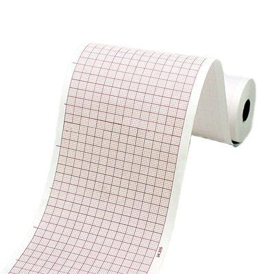 Zoll X-Series ECG/EKG Recording Chart Paper (Red Grid) | AED Professionals