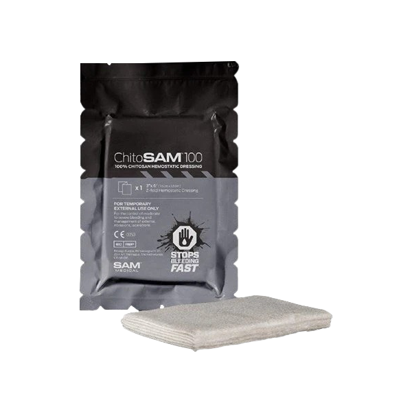 ChitoSAM 100 Blood Clotting Dressing 3"x6" | AED Professionals
